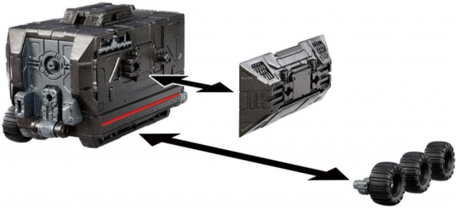 D-01 D Vehicles Set 1 | Diaclone Reboot