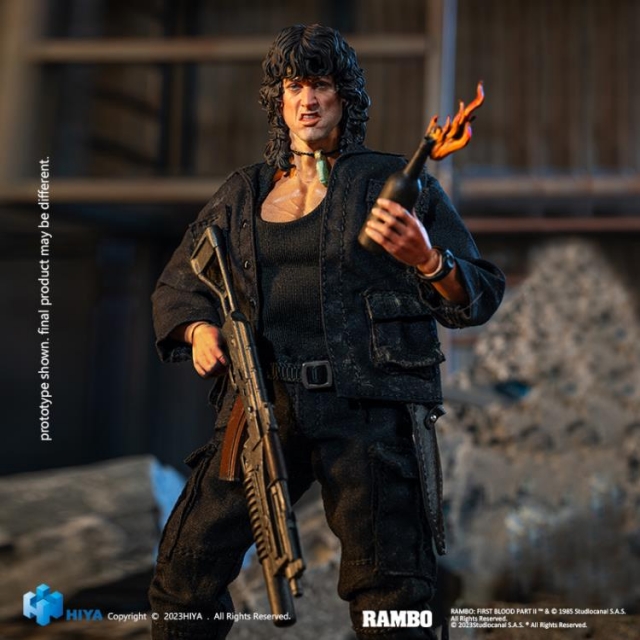 John Rambo 1:12 Scale Exquisite Super | Rambo III | Hiya Toys