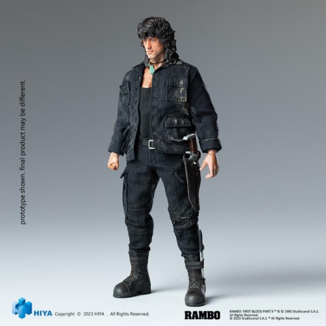 John Rambo 1:12 Scale Exquisite Super | Rambo III | Hiya Toys