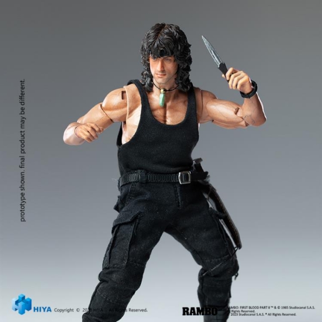 John Rambo 1:12 Scale Exquisite Super | Rambo III | Hiya Toys