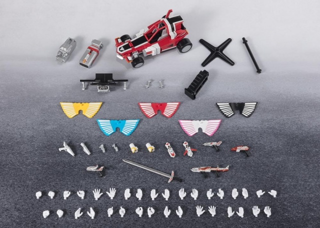 Choujin Sentai Jetman Boxed Set of 5 Shodo Super | Bandai Spirits