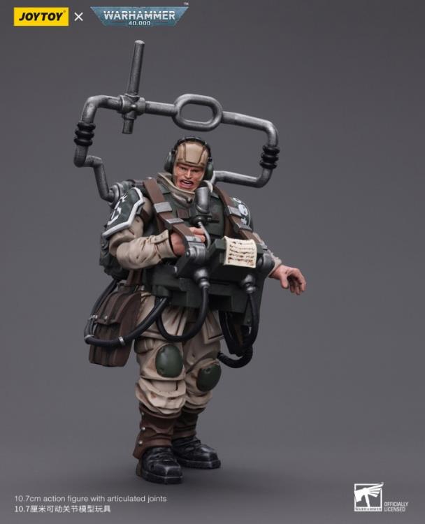 Astra Militarum Cadian Command Squad Veteran with Master Vox 1/18 Scale ...