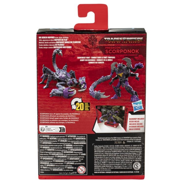 107 Predacon Scorponok | Rise of the Beasts Transformers Figure | Toygeek