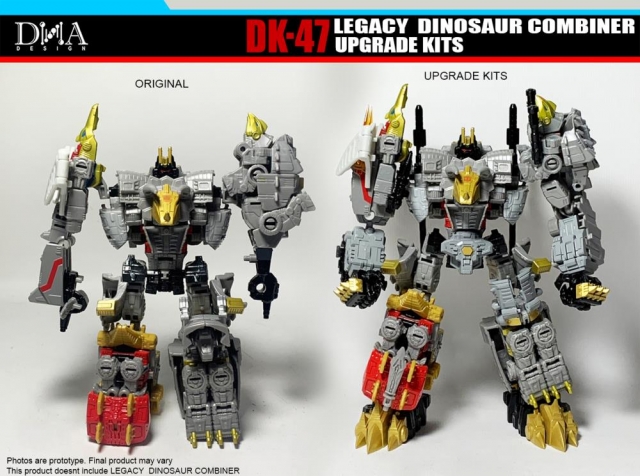 DK-47 Upgrade Kit for Transformers Legacy Dinosaur Combiner Figures ...