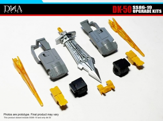 DK-50 Upgrade Kit for Transformers Studio Series 86-19 Leader Dinobot ...