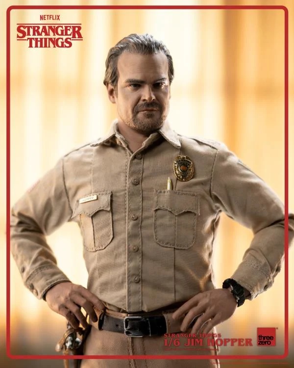 Jim Hopper 1/6 Scale Collectible Figure | Stranger Things | threezero