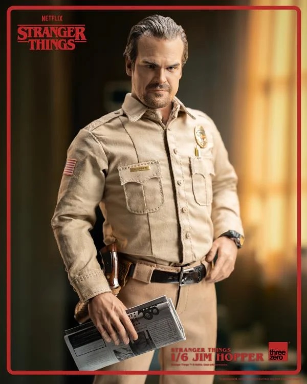 Jim Hopper 1/6 Scale Collectible Figure | Stranger Things | threezero