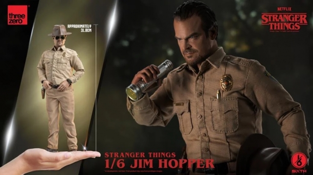 Jim Hopper 1/6 Scale Collectible Figure | Stranger Things | threezero