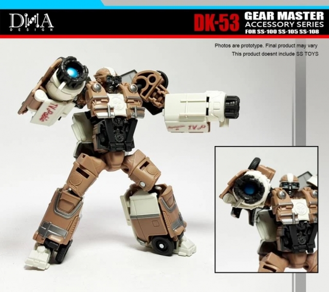 DK-53 Upgrade Kit for Transformers Studio Series SS-100, SS-105, and SS-108 | DNA Design