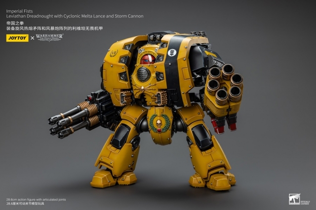 Imperial Fists Leviathan Dreadnought with Cyclonic Melta Lance and ...