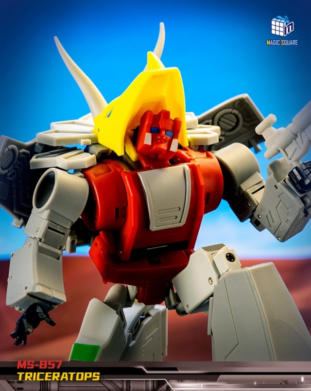 MS-B57 Triceratops | Magic Square 3rd Party Legends Class Figure | Toygeek