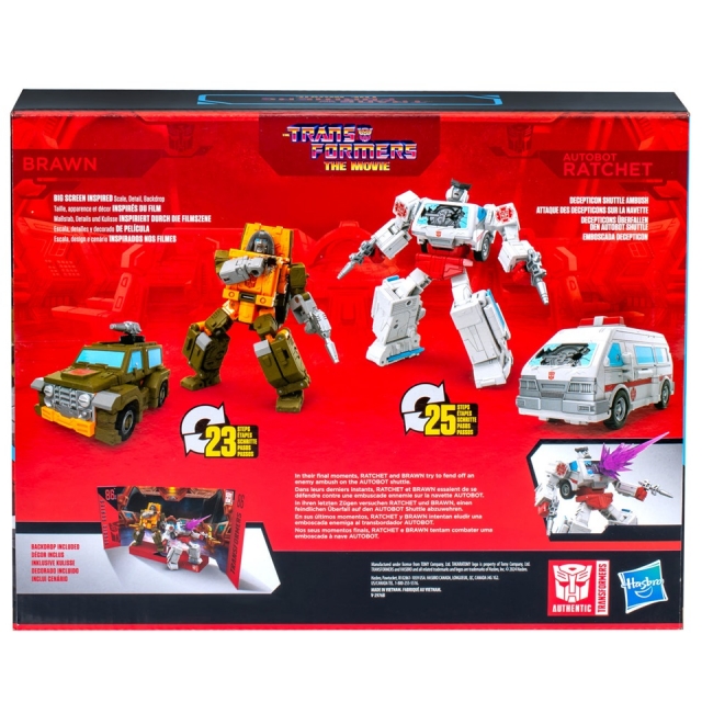 86-27 Brawn and 86-28 Autobot Ratchet 2-Pack Deluxe Class | Transformers Studio Series ...
