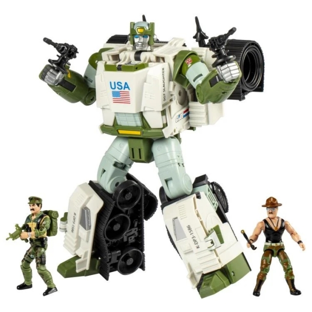 Autobot Kup Triple "T" with Sgt. Slaughter and Leatherneck | G.I. Joe ...