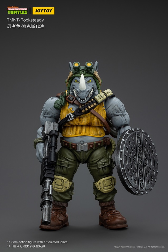 Rocksteady | JoyToy TMNT Figure | Toygeek