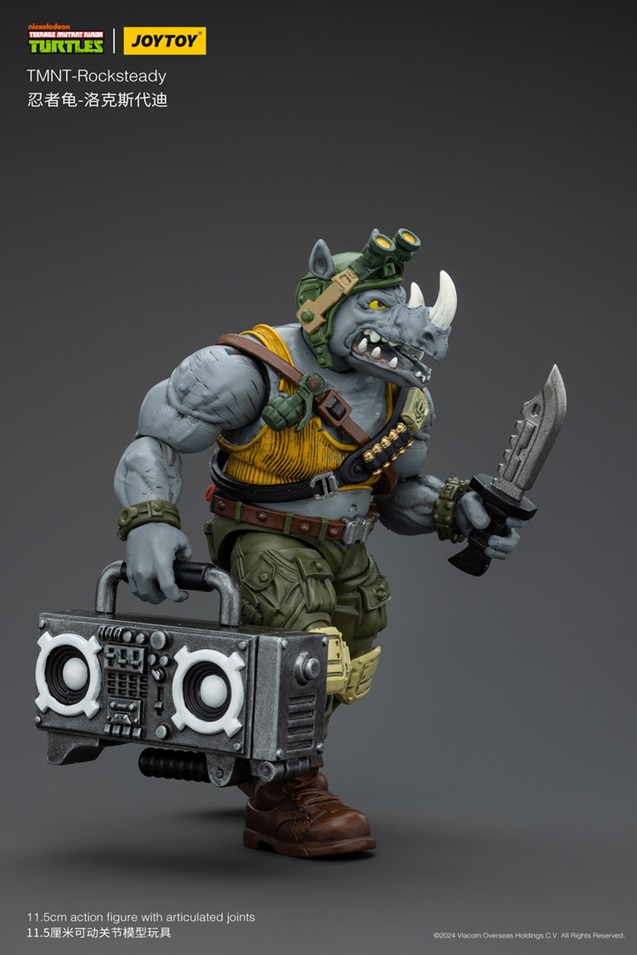 Rocksteady | JoyToy TMNT Figure | Toygeek