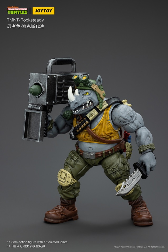 Rocksteady | JoyToy TMNT Figure | Toygeek