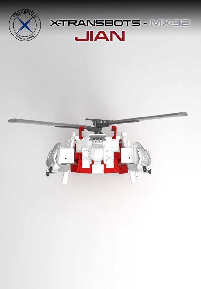 MX-32 Jian | XTransbots 3rd Party MP-Scale Figure | Toygeek