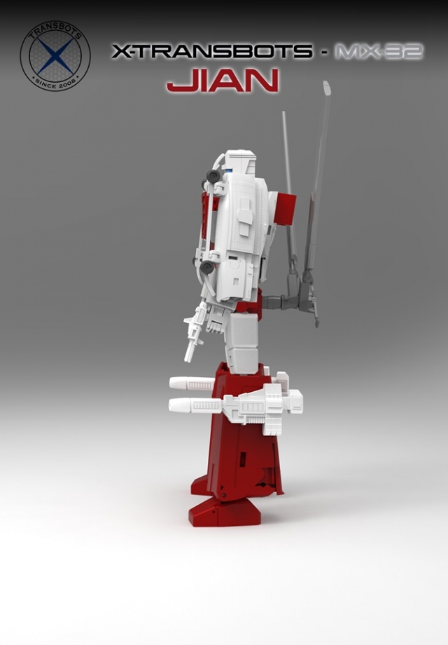 MX-32 Jian | XTransbots 3rd Party MP-Scale Figure | Toygeek