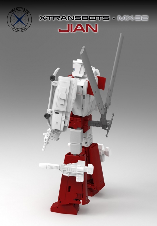 MX-32 Jian | XTransbots 3rd Party MP-Scale Figure | Toygeek