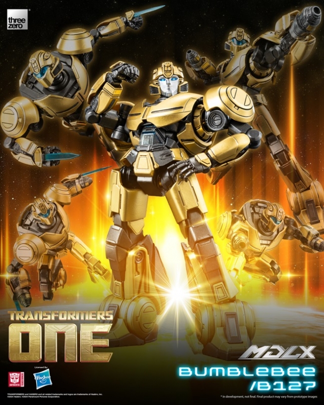 Bumblebee/B127 MDLX Scale Collectible Figure | Transformers One | threezero
