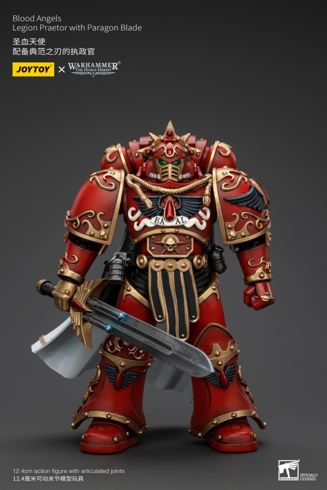 Blood Angels Legion Praetor with Paragon Blade 1/18 Scale | Warhammer ...