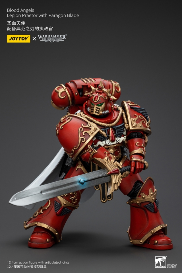 Blood Angels Legion Praetor with Paragon Blade 1/18 Scale | Warhammer ...