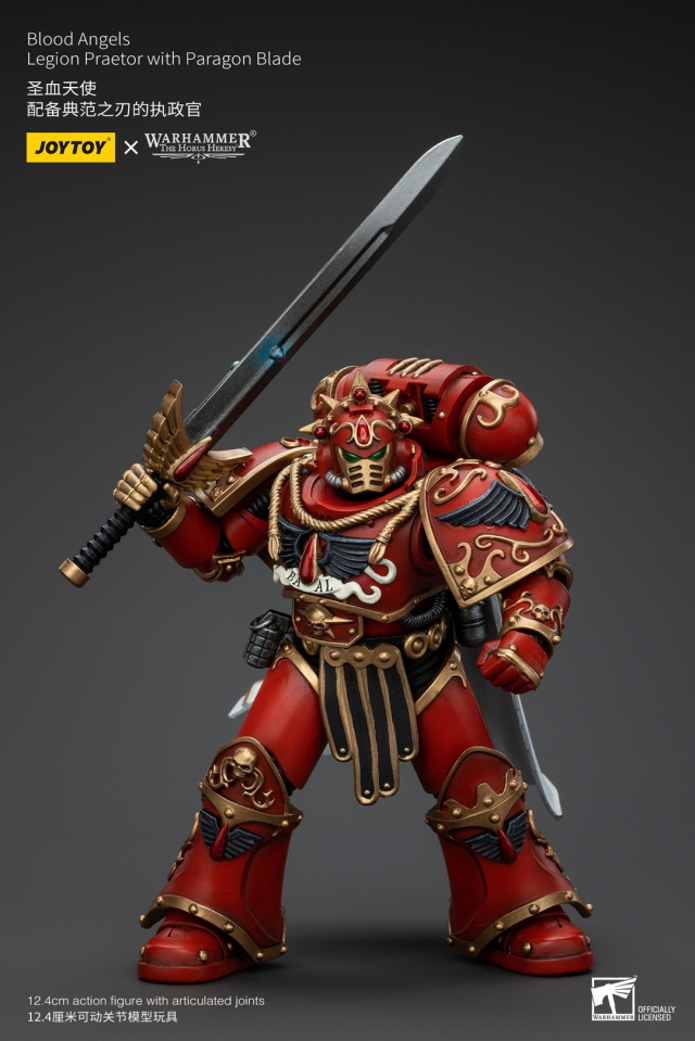 Blood Angels Legion Praetor with Paragon Blade 1/18 Scale | Warhammer ...