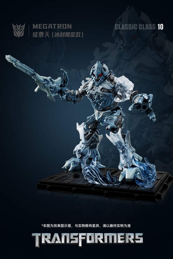 Optimus Prime EX and Megatron Frozen Armor Set of 2 Classic Class Model ...