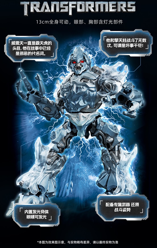 Optimus Prime EX and Megatron Frozen Armor Set of 2 Classic Class Model ...