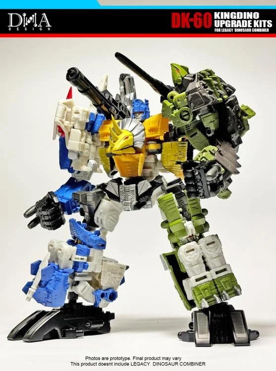DK-60 Upgrade Kit for Transformers: Legacy United Decepticon Dinoking | DNA Design