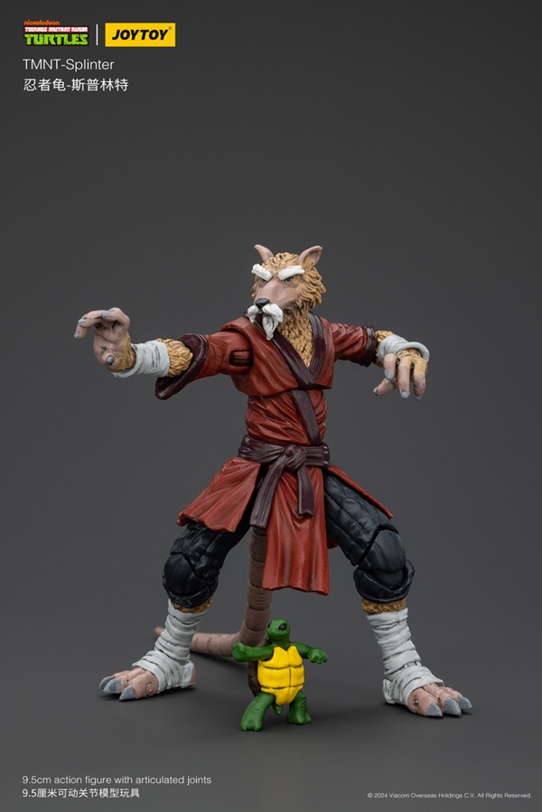 Splinter 1/18 Scale | Teenage Mutant Ninja Turtles | Joy Toy