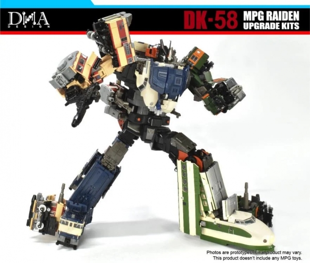 DK-58 Upgrade Kit for Transformers MPG Raiden Combiner | DNA Design
