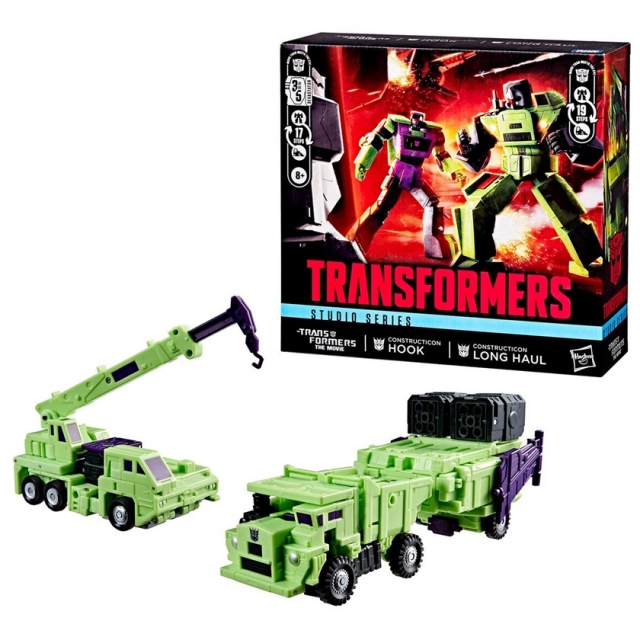 86 Constructicons Long Haul and Hook | Studio Series 86 Transformers ...