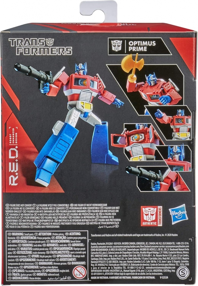 OPTIMUS | Transformers R E D Action Figure by Hasbro | Toygeek