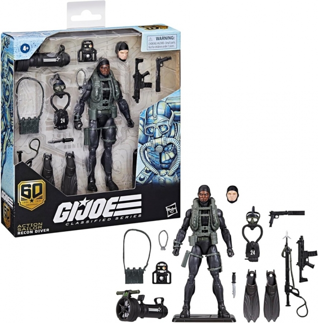Recon Diver 6-Inch Scale | G.I. Joe Classified Series 60th Anniversary ...