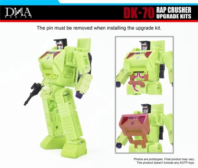 DK-70 Upgrade Kit for Transformers Studio Series Bonecrusher and ...