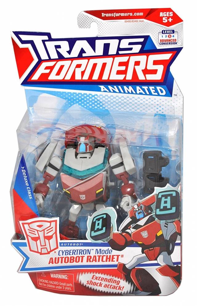 Deluxe Class Cybertron Mode Ratchet | Transformers Animated | Hasbro
