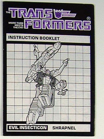 Instruction Manual - Shrapnel - Grade A