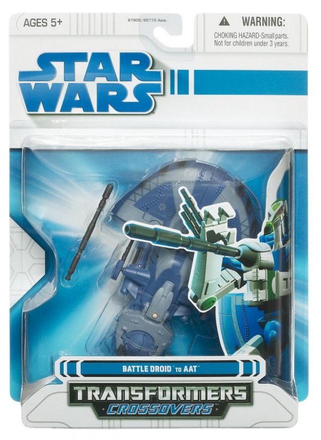 Battle Droid to AAT | Star Wars Transformers Crossover | Hasbro