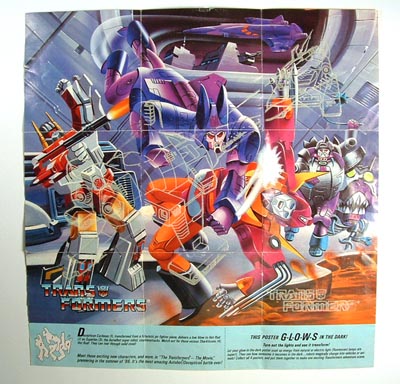 Catalog - Transformers Glow in the Dark Poster - Lower Left