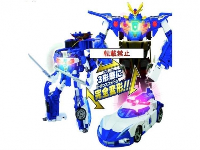 G01 Kenzan Samurai Police Car | TransformersGo! | Takara Tomy