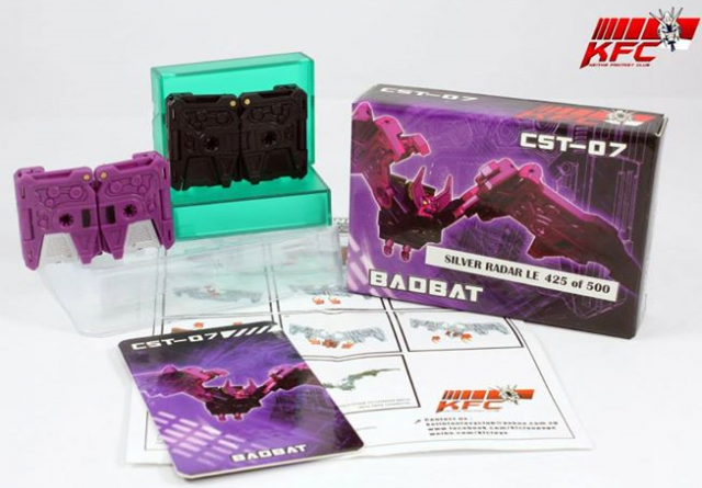 CST-07 Badbat and Black Badbat Set of 2 Silver Radar Version | KFC Toys ...