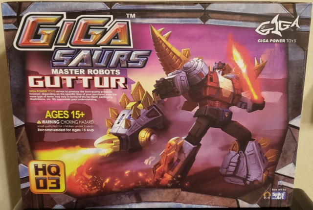 HQ-03 Guttur Metallic Version | Gigapower Gigasaurs 3rd Party MP-Scale ...