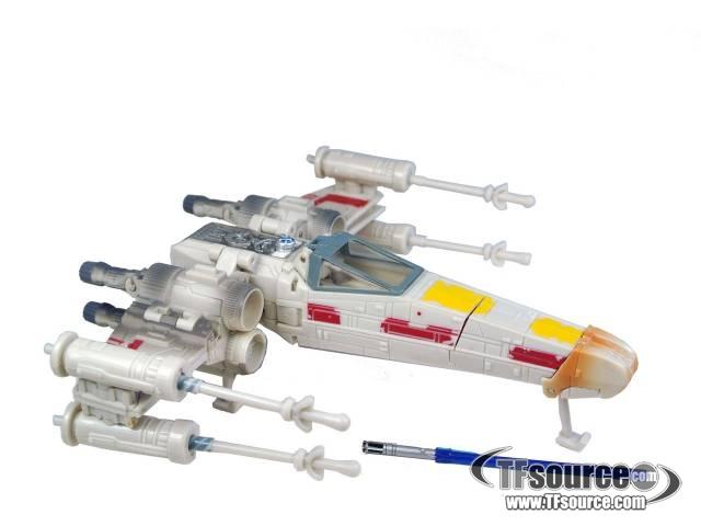 Star Wars Transformers - Luke Skywalker X-wing Fighter - Loose - 100% ...