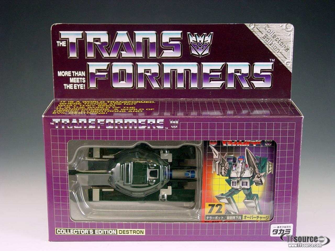 72 Overcharge e-hobby Exclusive | Transformers G1 Collectors Edition
