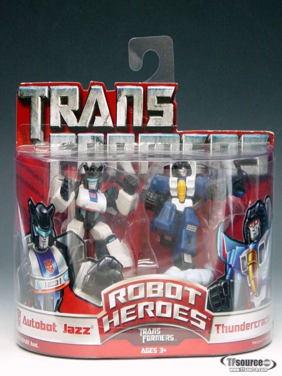 Jazz vs Thundercracker | Transformers Robot Heroes | Hasbro