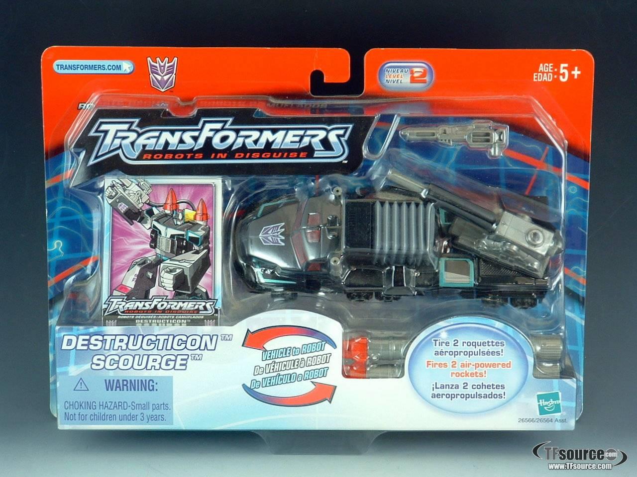 Destruction Scourge Deluxe Class | Transformers Robots in Disguise RID ...