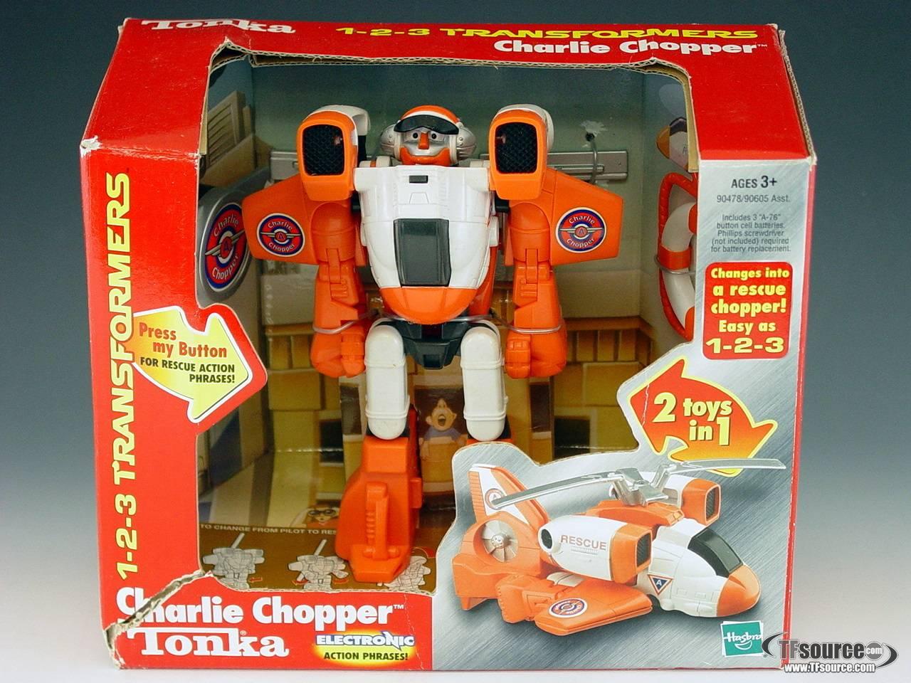 1-2-3 Transformers - Charlie Chopper - MISB