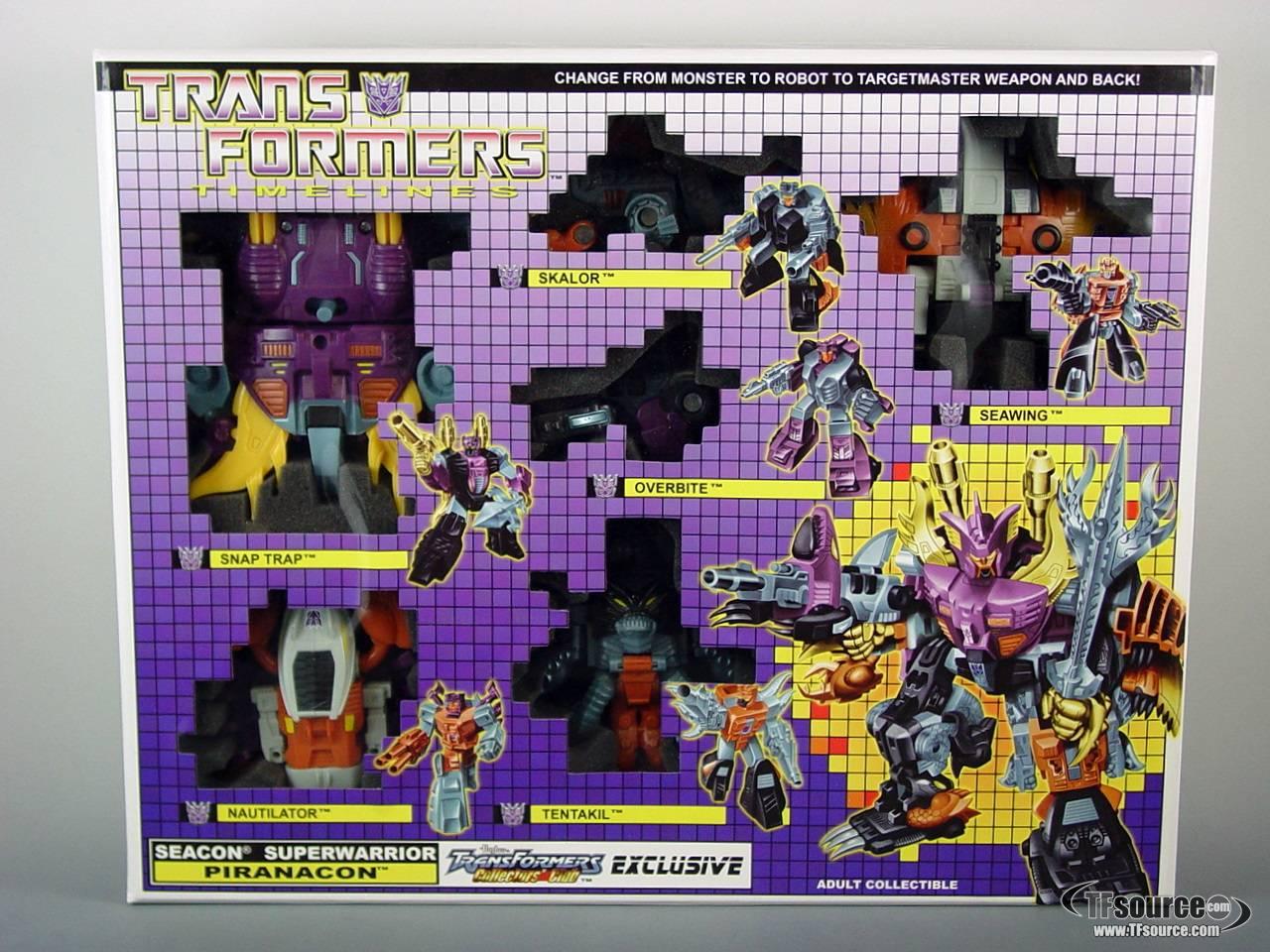 Piranacon Seacon Warrior | TFCC Transformers Collectors Club Exclusive ...