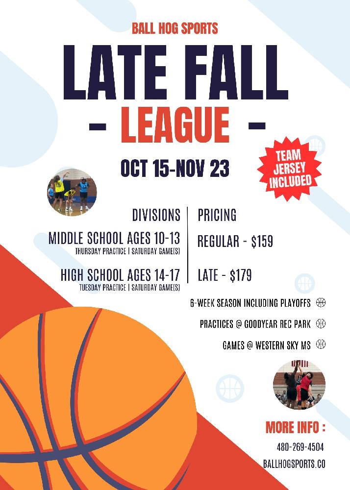 Late Fall 2024 League Flyer